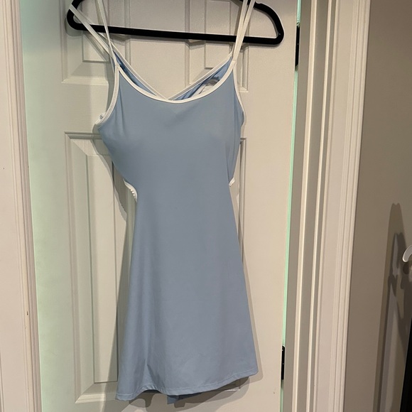 Dresses | Light Blue Medium Athletic Tennis Dress With Built In Shorts ...